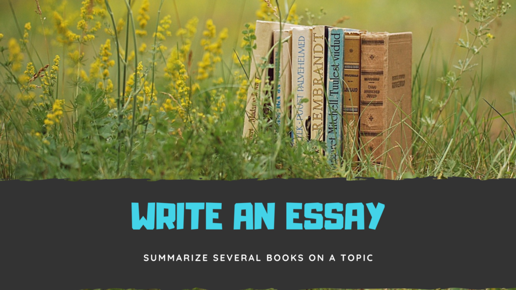 How To Write An Essay On Books - Lesinho